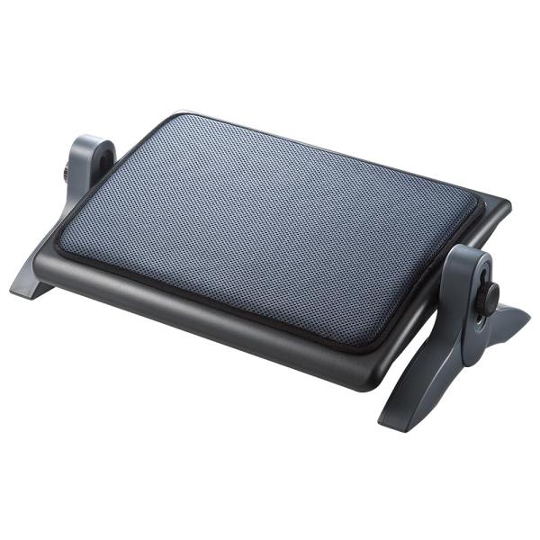 【商品概要】フットレスト。オフィスや自宅などのデスク下で使用できる、足置き台。足休め。角度と3段階高さ調節が可能。足のせ台。外して洗えるクッション付。【ご注意】※角度調整はフリーです。硬さはノブボルトを締めることで硬くなりますが、完全固定は...