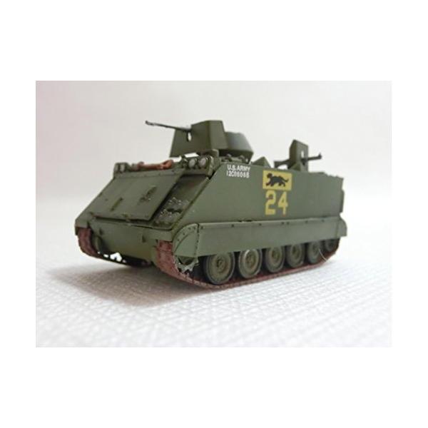 【商品概要】1/72　塗装済み完成品　プラスチック製1973年当時　ドイツ駐留のアメリカ第８歩兵師団に配備されたＭ113Ａ１を再現しています。乗員配置 乗員2名、歩兵11名 整地で64ｋｍ/ｈ　480ｋｍの走行性能ベトナム戦争で多数実戦投入...
