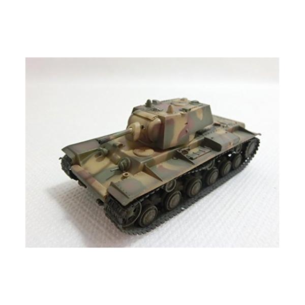 【商品概要】1/72　塗装済み完成品　プラスチック製１９４1年　独ソ戦初期　前線に配備されていたKV-1Eを再現しています。主砲　 41.5口径76.2mm ZIS-5戦車砲（弾数98発）モデルサイズ　1/72　車体長　9.4ｃｍ　車幅　4...