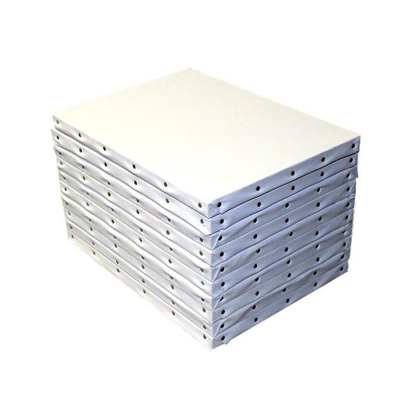 【ご購入後の当店からの連絡はご登録のメールアドレスに通知いたします。必ずご確認ください】綿麻混紡 中目 /木枠:桐材 油絵具・アクリル絵具兼用F8【455×380mm】10枚組★桐木枠★ 那須野画材工業製「Pauloパウロ」を使用。家具など...