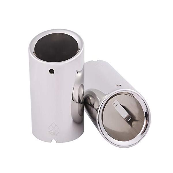 【商品概要】適合車種： BMW 523i F10/F11/F07 2011-2016 2.0L N20B20 (M-Sport除く)クローム内容数： ２個高品質 SUS304 ステンレス製 スラッシュカット※年式、型式、搭載エンジンをすべて...