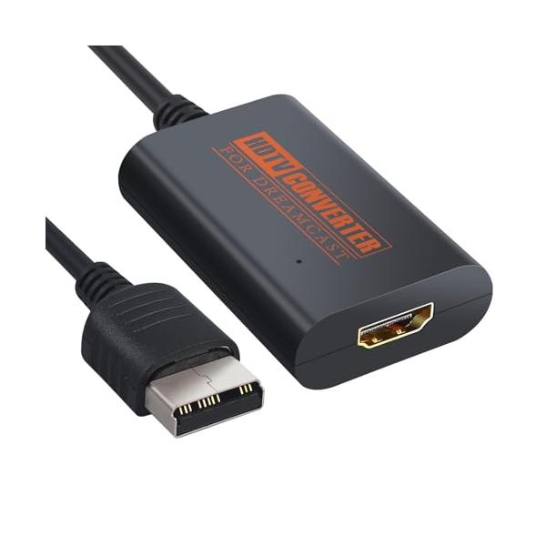 【商品概要】本製品はドリームキャスト信号をHDMI信号に変換して、HDTV/モニター/プロジェクターに使用できます。本製品はVGAと互換性のあるゲームにのみ適用されます。一部のDCゲームはVGAと互換性がないため、本製品を使用されない場合も...