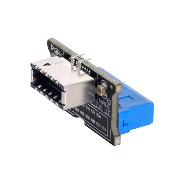 【商品概要】コネクタ1：垂直USB 3.0フロントパネルソケットコネクタ2：垂直USB 3.1フロントパネルヘッダーアダプターは、マザーボードの利用可能なUSB 3.0ヘッダーをUSB 3.1ヘッダーに変換するコンバーターです。したがって、...