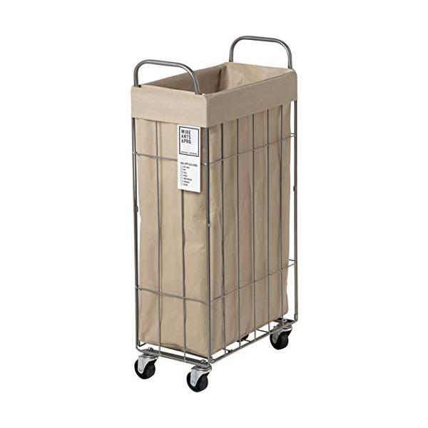 【商品概要】size : W37　D21　H70 cmハンドル高さ：約6.5cm キャスター高さ：約7cmmaterial : ワイヤー・スチール（布袋：ポリエステル・コットン・その他）weight :2.4kgnote :本体折り畳み可・...