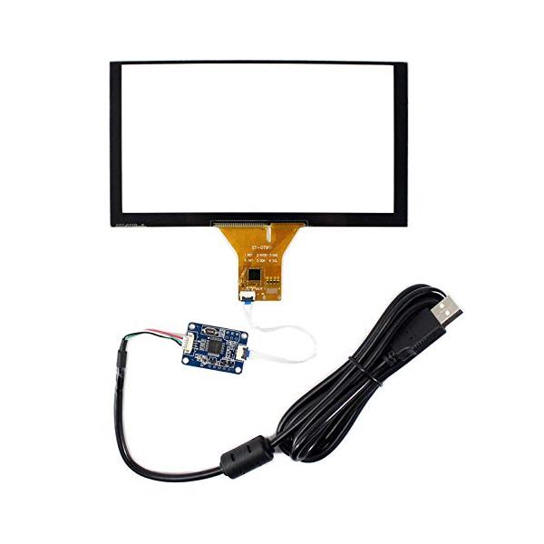 【商品概要】6.2インチ 液晶用タッチスクリーン,外形寸法: 155mm x 88mm,表示範囲: 137.52mm x 77.22mm静電容量方式,USBインターフェスマルチ-タッチ支持システム Windows7 Windows8 Win...