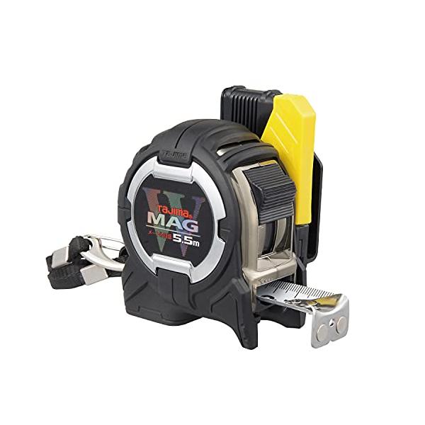 【ご購入後の当店からの連絡はご登録のメールアドレスに通知いたします。必ずご確認ください】【商品概要】あたっても壊れにくくどの向きでも着脱できる回転セフコンベ目盛仕様：メートル目盛、JIS1級、両面目盛テープ幅：25mmテープ長さ：5.5ｍテ...