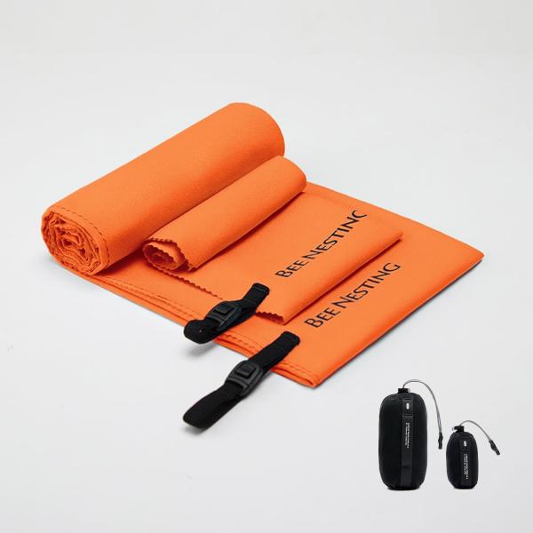 【商品概要】コンパクト &amp; 超軽量 - UL超軽量速乾タオルは、基本重量を減らしてスペースを節約するように設計された、超軽量のポケット サイズのパワーメッシュ収納袋に収納できます。 持ち運び用のカラビナを備えたメッシュサックハイパロ...