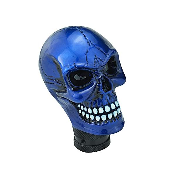 【ご購入後の当店からの連絡はご登録のメールアドレスに通知いたします。必ずご確認ください】【商品概要】スカルシフトノブ、ファッショナブルな装飾、キュートでユニークな形状デザイン、車内のファッショナブルで美しい装飾この頭蓋骨は、車の改造の人にぴ...