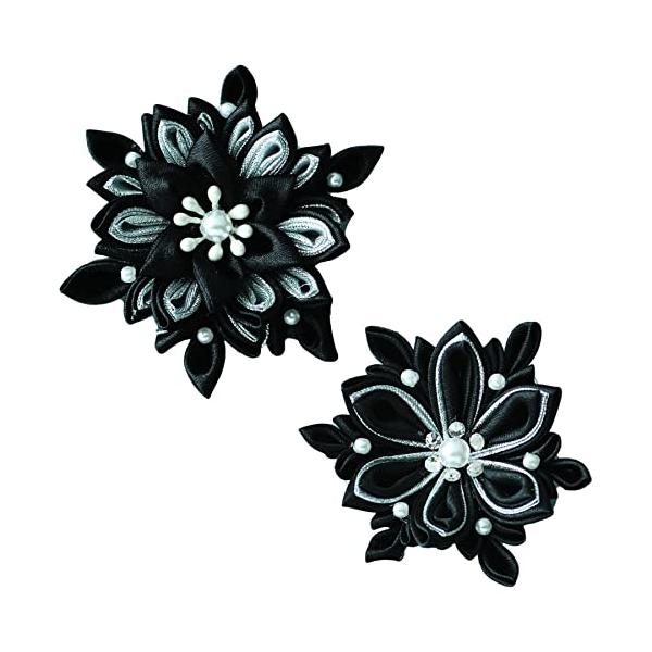 【ご購入後の当店からの連絡はご登録のメールアドレスに通知いたします。必ずご確認ください】【商品概要】1キットで2ヶ作れます。つまみ細工用生地カット済み。サイズ約直径6.5ｃｍ（大）約直径5.5ｃｍ（小）ホビータイム約2時間〜（1ヶ）【商品説...