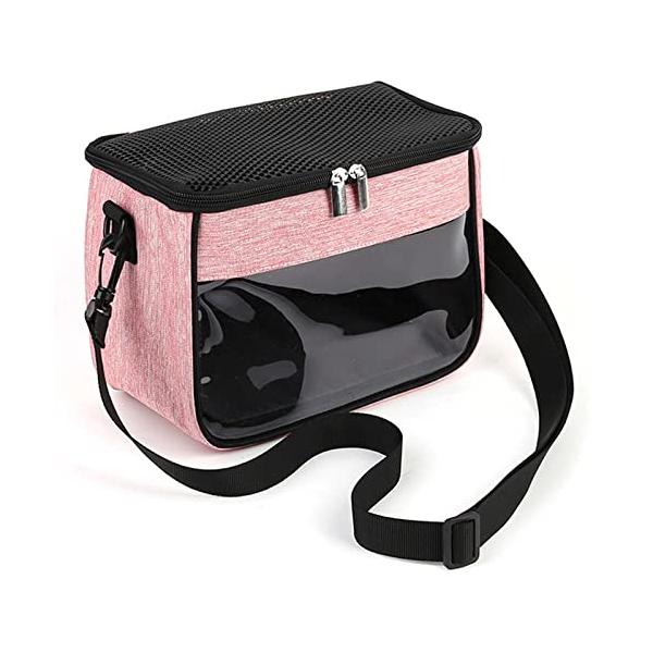 【商品概要】【メッシュのタイプ、通気性抜群】トップと側面は通気性に優れたメッシュです、ペットは通常どおり新鮮な空気を吸い込み、不快な臭いの蓄積を減らします。透明窓口あり、ペットの状況を簡単に確認できる。透明窓の中からいつでもかわいい顔が見え...