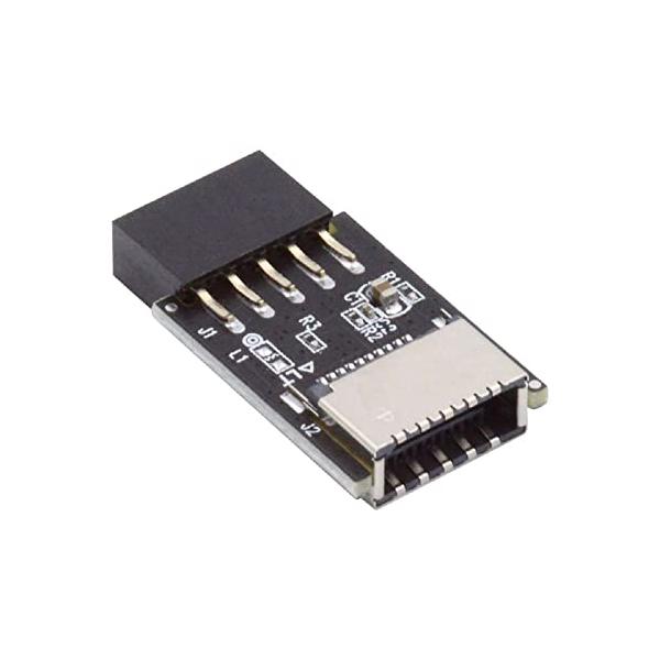 【商品概要】コネクタ1:垂直USB 2.0フロントパネルソケットコンパクトなアダプターは直接挿入でき、追加のアタッチメントは必要ありません。アダプターは、マザーボードのUSB 2.0ヘッダーをUSB 3.1ヘッダーに変換するコンバーターです...