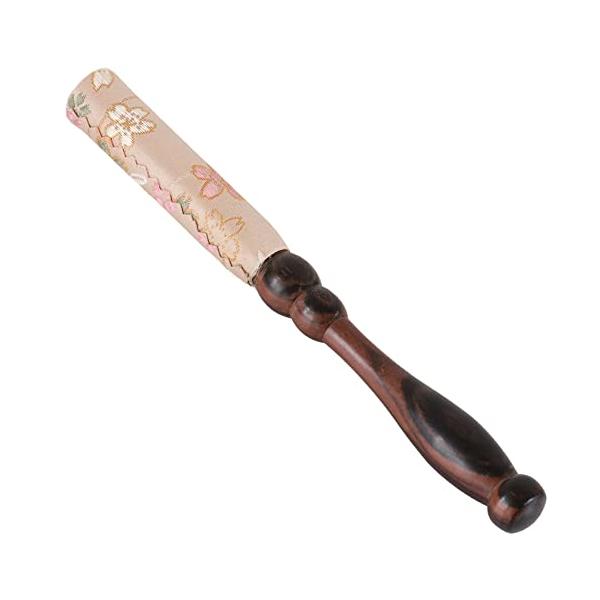 【ご購入後の当店からの連絡はご登録のメールアドレスに通知いたします。必ずご確認ください】【商品概要】さくら柄のりん棒です。リン棒の叩く部分に金襴が使われているので、音色が長く響きます。持ち手部分には「黒檀」の無垢材を使用しています。天然木の...