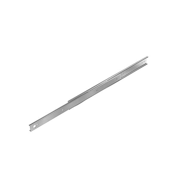 【商品概要】シングルスライドタイプの最も基本的な形状の金属（SPCC）製のスライドレールです。レール断面寸法：幅35.3mm、厚み9.5mm、許容荷重（2本1組）：32kg製品長：22インチ、558.8mm、ストローク:406.4mmご注意...