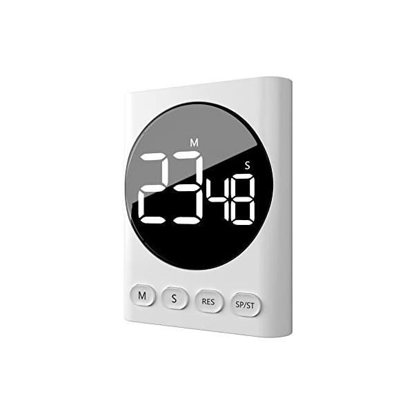 【ご購入後の当店からの連絡はご登録のメールアドレスに通知いたします。必ずご確認ください】【商品概要】[大型LEDディスプレイ】--2.7インチの大型デジタル白色LEDディスプレイとクリアな数字で残り時間を簡単に確認でき、遠く離れていてもタイ...