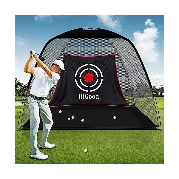 【ご購入後の当店からの連絡はご登録のメールアドレスに通知いたします。必ずご確認ください】【商品概要】【場所問わず】3ｘ2.1ｘ1.8Ｍゴルフネットは、練習場に行くども、天候の影響も受けずに自宅の庭や室内に簡単に設置できます。時間や場所の制限...