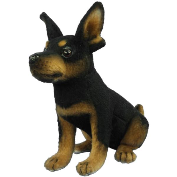 【商品概要】リアルな動物のぬいぐるみ犬：ピンシャー【HANSAとは】1972年にオーストラリアで創業して以来、地球上に生息する動物を中心に様々な生物を研究し、細部までリアルに再現したぬいぐるみを製造しております。すべてのHANSA製品は要求...