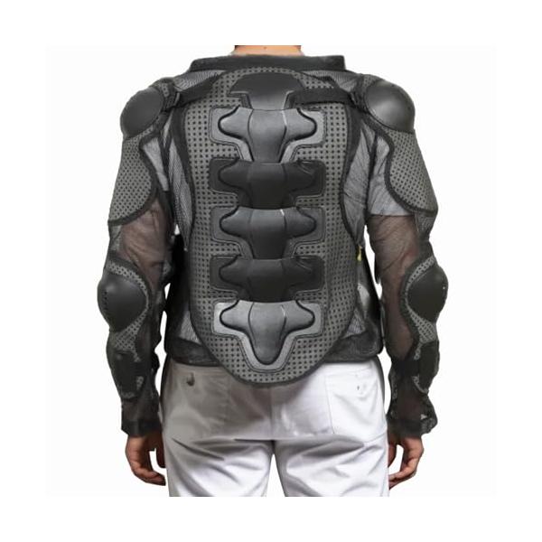 【ご購入後の当店からの連絡はご登録のメールアドレスに通知いたします。必ずご確認ください】【商品概要】????【　究極の衝撃吸収、3層の革新的な保護構造　】????私たちが提供するこの上半身プロテクターは、最新技術を駆使した三層構造を採用して...