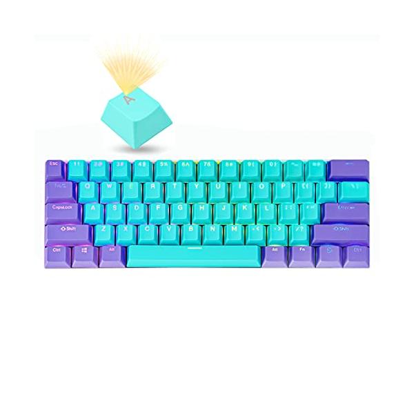 クラシック・ジリアン-2  ・?耐久性のあるショットPBT素材を使用しており、優れた手触りです。 厚さは約1.3mm、OEMプロファイル、チェリープロファイルよりも高くなっています。・?ほとんどの61キー60%メカニカルキーボード、その他の...