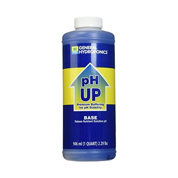 ・  HGC722090・GENERAL HYDROPONICSのGH pH Up ペーハーアップ 946mlです・液体タイプのpHアップ剤です・培養液のpH値が低すぎる場合に少量ずつ混ぜて使用してください・植物の生長を最大限に引き出すには...
