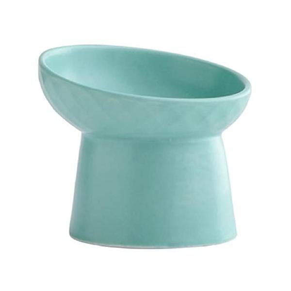 ・グリーン  ・・Color:グリーン・【材質】陶器【サイズ】直径：13.0cm　高さ：9.0cm〜11.0cm・高温で焼き上げる上質な陶器を使用しており丈夫で長持ち。動物にも無害で安全です（※ご使用前は食器用洗剤等で一度洗ってからご使用下...