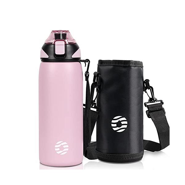 ワンタッチピンク/600 ml/?SFG-600・Color:ピンクSize:600 ml・抜群の保温・保冷保温効力:63度以上(6時間)/保冷効力:11度以下（12時間）。保冷・保温に優れた真空断熱二重構造の水筒なので飲みごろ温度を長く楽...