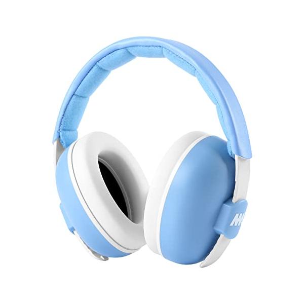 コンパクトブルー/M/MEM-001・Color:ブルー・赤ちゃん専用：市販の多くの大人兼用のタイプと違って、MUMBA防音イヤーマフは３ヶ月〜３歳の子供に向けて特別設計されます。乳児と幼児両方ども適用でき、お子様の耳を花火、ライブ、コンサ...