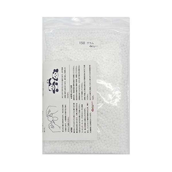 ・白 150g ・・Size:150g・冷めると固まるびっくり素材。固まると弾力がなくなりプラスチックと同じくらい硬くなります。ご自身のお好きな形のプラスチック作品をお楽しみください。・60℃以上のお湯で柔らかくなり、お好きな形に成形可能で...