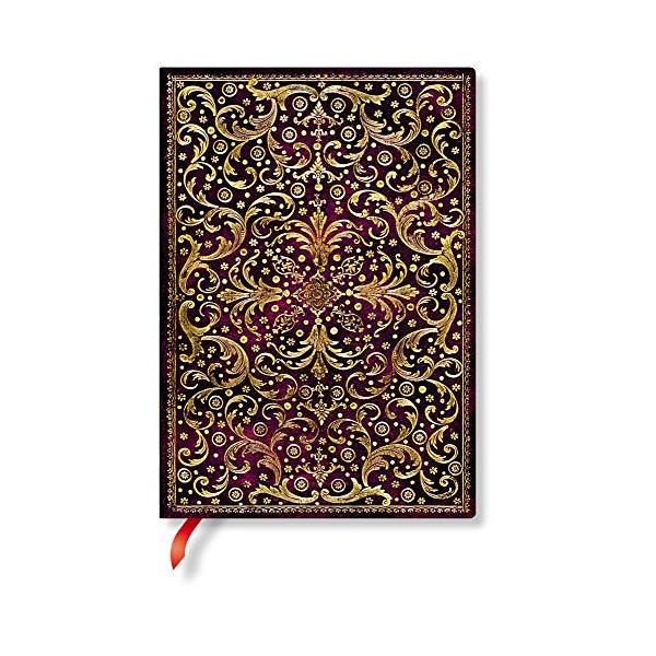 罫線・ B6 FB5385-9・・Size:B6Style:罫線・【サイズ】13 x 18 cm /ミディ・【フォーマット】罫線・【ページ数】176・【その他】 糸綴じ製本　中性紙　フリーポケット付