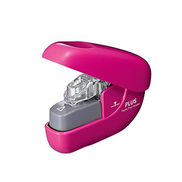 スタンダード・ピンク  SL-106NB 31-125・・Color:ピンクStyle:スタンダード・コンパクトで握りやすく進化した針なしホッチキス・とじ枚数:PPC用紙64g/m2、約2~6枚・重さ:80g、ホールクリップ付(2個)・機構...