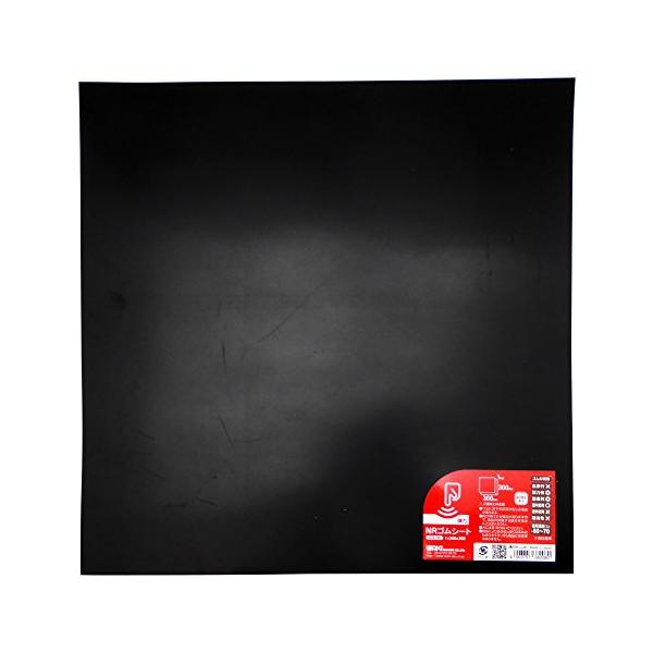 300mm角・黒 1mm GS-08・・Size:1mmStyle:300mm角・材質:天然ゴム・サイズ:1mmX300mmX300mm・スタイル:300mm角・梱包サイズ:0.1×30.0×30.0cm