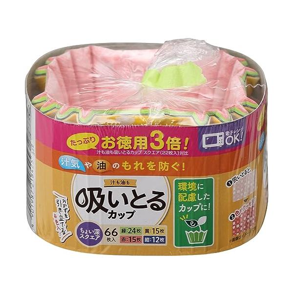 8)スクエア量3倍 66枚4色/-/1842・Style:8)スクエア量3倍 66枚・パッケージ個数:1・サイズ:スクエア・本体重量(約):総重量/42g・素材・材質:コットン/バイオPET/PET・生産国:日本・内容量:4色 (赤・緑・黄...