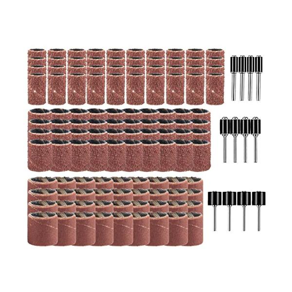 パッケージ個数:1・用途サンディング、ポリッシング、マニキュアを取り除く、角質除去に使用します。・サンディングバンド番号が大きいほど砂粒が細く滑らかで、目数が小さいほど砂粒は太く鋭いです。粗い砂粒は光療甲、爪片、水晶甲などの粗い糊を取り除く...