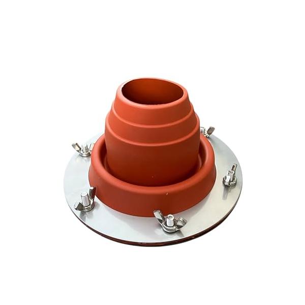 対応する煙突径：45〜85ｍｍ・重量：338g・本体直径：160mm・素材：シリコン、アルミ、ステンレス・タイプ：フラットタイプ