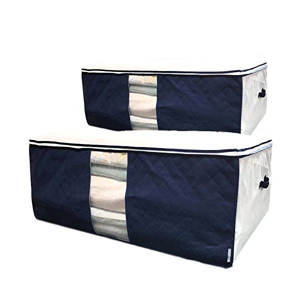 ベーシックホワイトxネイビー/掛け/敷き布団用 2枚組/1・PatternName:掛け 敷布団用 2枚組・パッケージ個数:1・商品仕様(約)サイズ/幅100ｘ奥行70ｘ高さ35cm 本体重量:280g カラー/ホワイトx藍色 内容/2枚 ...