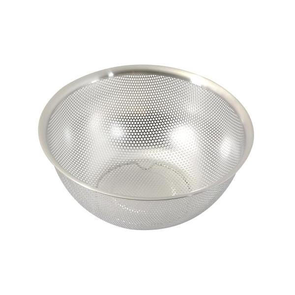 パンチングザルシルバー/21cm/HC-427・Size:21cmStyle:パンチングザル・パッケージ個数:1・製品サイズ:(約)外径22.5×高さ10cm、ザルの深さ/(約)8.8cm・製品重量:(約)0.149kg・材料の種類:ステン...