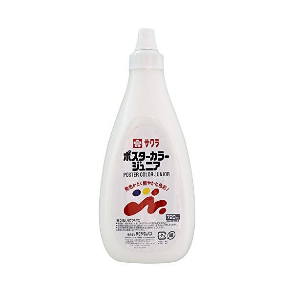 白/720ml/PWJ720ML#50・Color:白・パッケージ個数:1・特長1大容量720mlポリチューブ入り・特長2経済的で共同制作に適したポスターカラー・特長3発色が良く鮮やかな色彩・特長4水彩絵具のように薄めて使用した場合も、のび...