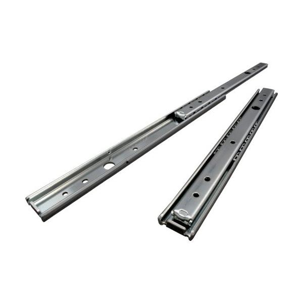 シルバー/-/C2421-35・パッケージ個数:1・レール長:350mm、移動距離:257mm・耐荷重(N/ペア):157N、耐荷重(kgf/ペア):16kgf・スライド機構:ボールベアリング、質量(ペア):0.408kg・推奨ねじ:M3バ...