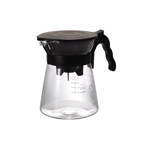 黒/0.7 L/VDIR-02-B・パッケージ個数:1・コンパクト仕様ドリッパーがサーバーの中に収まるのでコンパクトに収納することができます・V60ドリッパーコーヒー粉の層が深くなる円すい形のドリッパーでコーヒーの旨味がしっかり抽出されます...