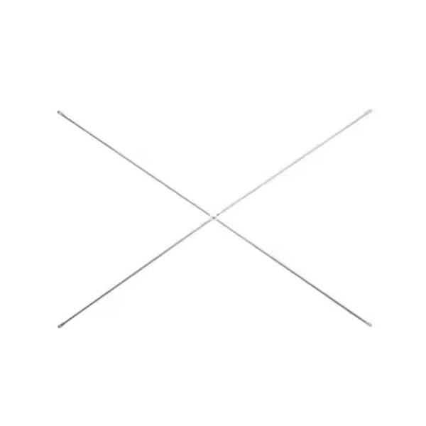 クロスバーホワイト/幅58cmタイプ用/15262151・Size:幅58cmタイプ用Style:クロスバー・パッケージ個数:1・サイズ:幅58cmタイプ・カラー:ホワイト・素材:スチール・亜鉛メッキ・原産国:中国・パイン材を生かしたナチュ...