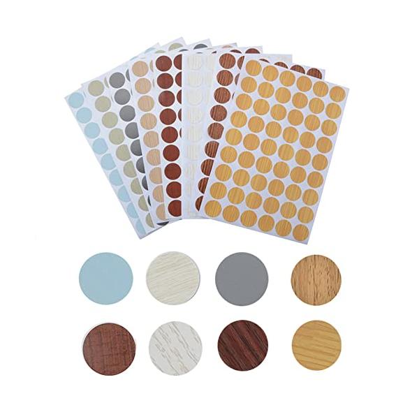 8色/-/-・パッケージ個数:432・パッケージ内容8色のネジ穴ステッカー8枚、合計432枚、直径21mmで、目立たない突き出たネジ穴をカバーします。・高品質素材PVC素材を使用しており、丈夫で環境に優しく、自己粘着性があり、接着剤不要で、...