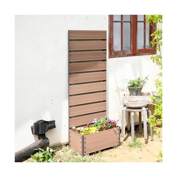 単品ナチュラル/幅56×高さ150cm/YPF-1550(NA)・Color:ナチュラルSize:幅56×高さ150cmStyle:単品・パッケージ個数:1・自然の木の質感人工木プランターフェンス。天然木のような自然な木の質感。・高い耐久性...