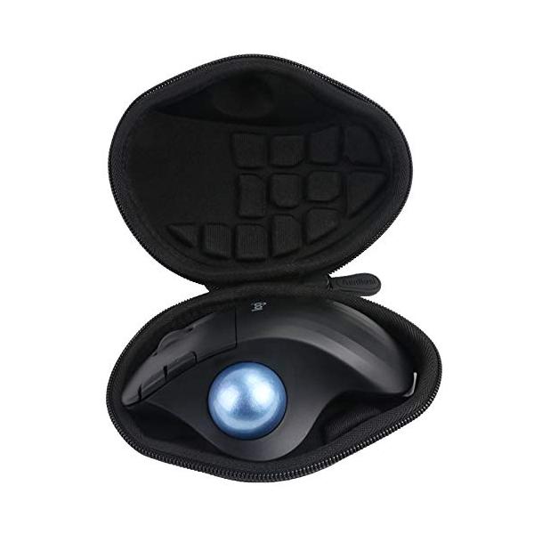 ・ブラック  ・・Color:ブラック・収納ケース ロジクール (Logicool ) M575S/M575GR Bluetooth Unifying 5 ワイヤレスマウス トラックボール専用保護収納ケース-Aenllosi(注：ケースのみ...