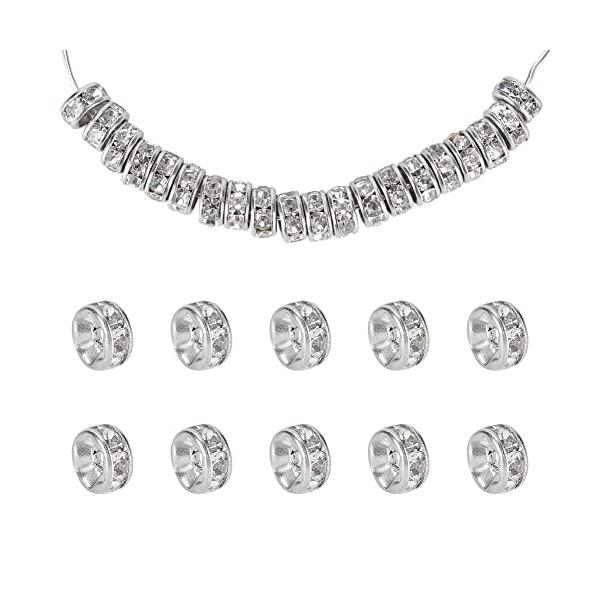シルバー/6x3mm/STAS-PH0001-03P・Size:6x3mm・サイズ：6x3mm、穴：1mm、約20個、パッケージ：74x105mm・天然石との相性が良く、手作りアクセに大変重宝するビーズパーツです・アクセサリーパーツの基本ア...