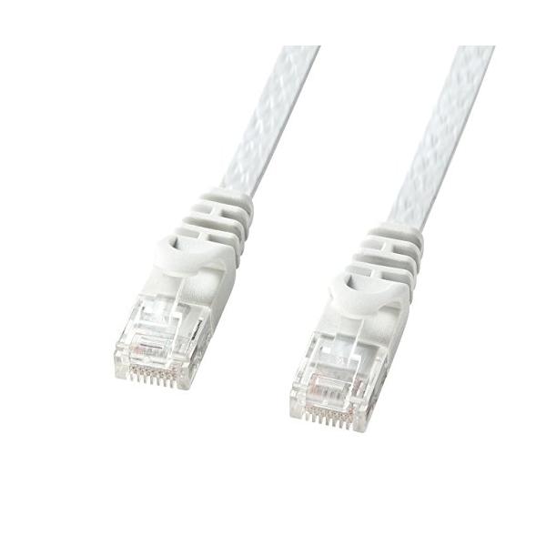 薄さ1.5mmフラットタイプ・ホワイト 5m LA-FL6-05W・・Size:5mColor:ホワイト・【コネクタ形状】:RJ-45モールディングコネクタ付(ラッチカバー付き)・薄さ1.5mmの超フラットで、カーペットの下や、細い隙間にス...