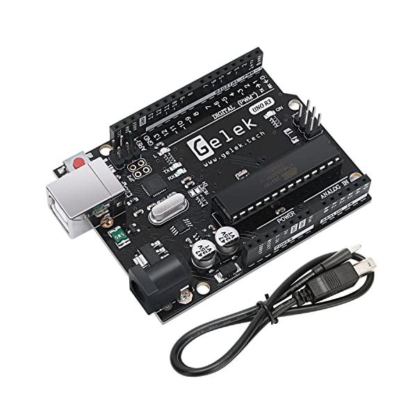 ・Type-C ケーブル  ・Arduinoと互換性があります、 TypeCでパソコンに接続。・公式バージョンと同じのATmega328PとAtmega16u2です。・簡単で使い易く、且つ厳しい出荷テストを経て、高い信頼性を持つ。・完備な技...