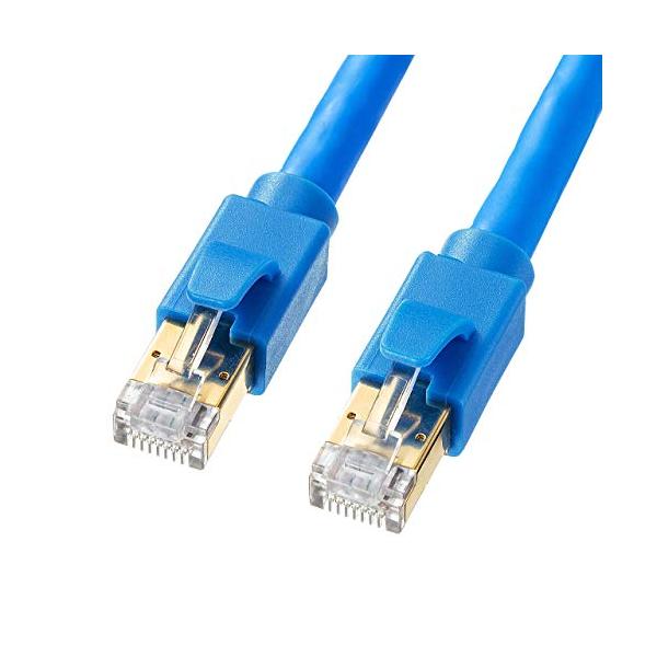 ブルー/3m/KB-T8-03BL・Size:3m・パッケージ個数:1・EIA認証ケーブル品質とプラグ内のより戻しを極限まで抑えることにより、次世代イーサネット40GBASE-T(40Gbps)に完全対応します。・エンハンスドカテゴリ5の2...