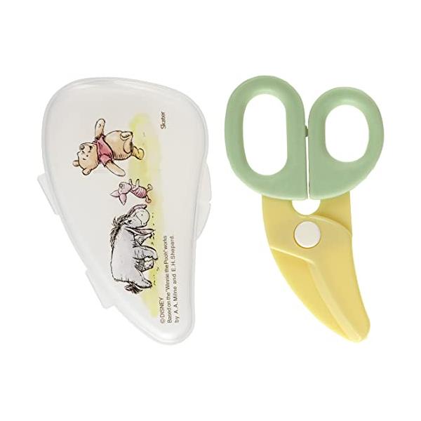 ・くまのプーさん  BFC1・サイズ:ハサミ＝約8×11.3cm ケース＝約8×12.7cm・素材・材質:ハサミ本体＝ABS樹脂 ハンドル＝エラストマー樹脂 ケース＝ポリプロピレン・原産国:中国