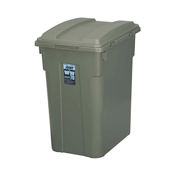 連結カラーカーキグリーン/70L/020668・Color:カーキグリーンSize:70LStyle:連結カラー・パッケージ個数:1・サイズ:幅48×奥行36.5×高さ60cm、重量:1.94kg、材質:ポリプロピレン、生産国:日本・同じサ...