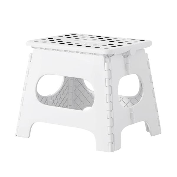 ホワイト/高さ27cm/ZDJD3103・Color:ホワイトSize:高さ27cm・パッケージ個数:1・商品仕様 本体サイズでは折り畳み状態が幅約33cm*奥行約40cm*高さ約4cmです。座面サイズが横29x縦22cmで、使用状態サイズ...