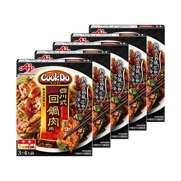 -/80グラム (x 5)/-・FlavorName:四川式回鍋肉・パッケージ個数:5・カロリー:23g(1人分)当たり36kcal・原材料:豆板醤、砂糖、豆鼓、豆みそ、辣醤、にんにく、大豆油、食塩、発酵調味料、花椒、でん粉、調味料（アミノ...